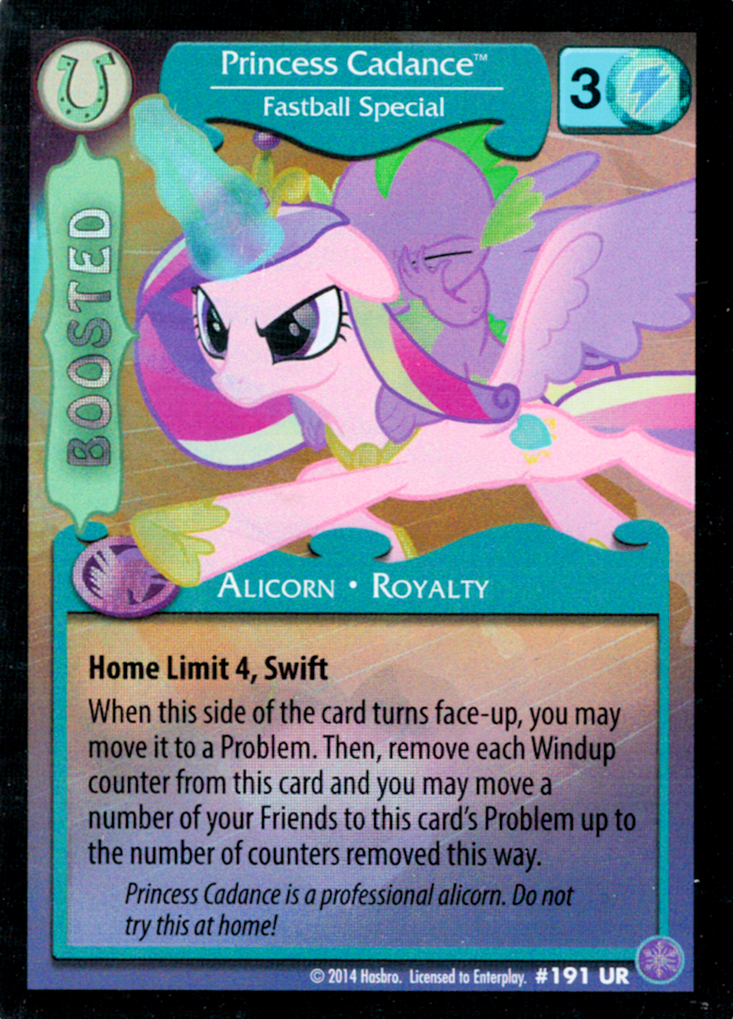 MLP CCG CG #191 UR Princess Cadance, Fastball Special – Pack Breakers