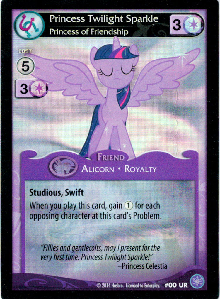 MLP CCG CG #00 UR Princess Twilight Sparkle, Princess of Friendship – Pack Breakers