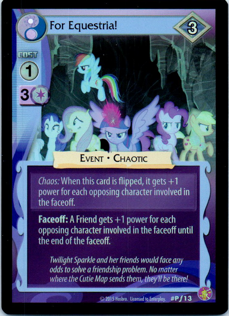 MLP CCG Absolute Discord PF13 For Equestria! – Pack Breakers