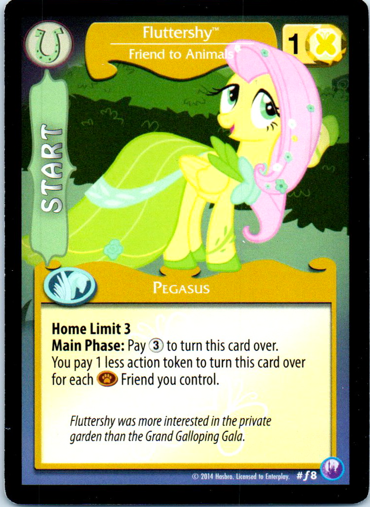 MLP CCG Canterlot Nights F8 Fluttershy Friend to Animals – Pack Breakers