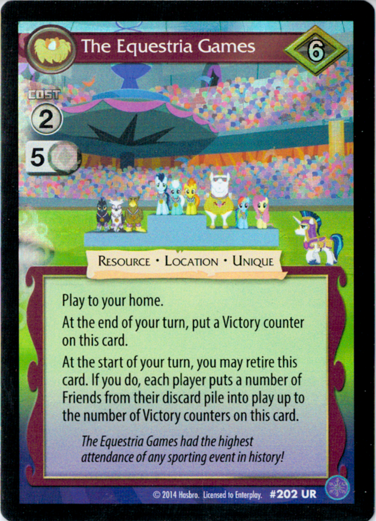 MLP CCG Crystal Games #202 UR The Equestria Games – Pack Breakers