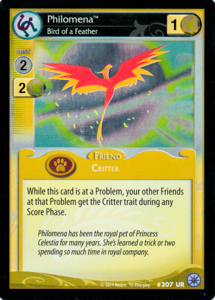 MLP CCG Premiere #207 UR Philomena, Bird of a Feather – Pack Breakers