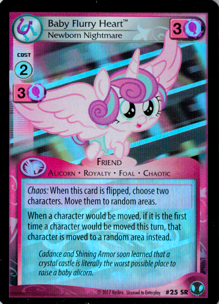 MLP CCG DoE #25 SR Baby Flurry Heart, Newborn Nightmare – Pack Breakers